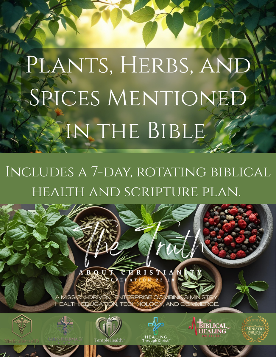 Major Healing Plants, Herbs, and Spices Mentioned in the Bible – FREE ...
